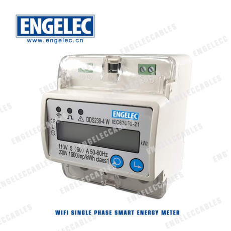 WiFi DIN Rail Single Phase Smart Energy Meter Remote control from ...