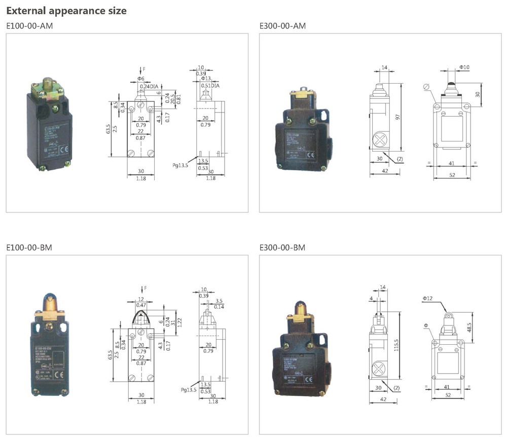 Limit Switch, E100, E300 Series from China manufacturer - ENGELEC ...