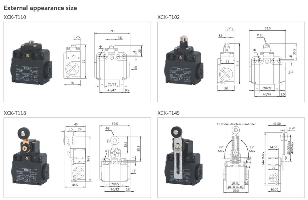 Limit Switch, XCK-T Series from China manufacturer - ENGELEC ELECTRIC ...